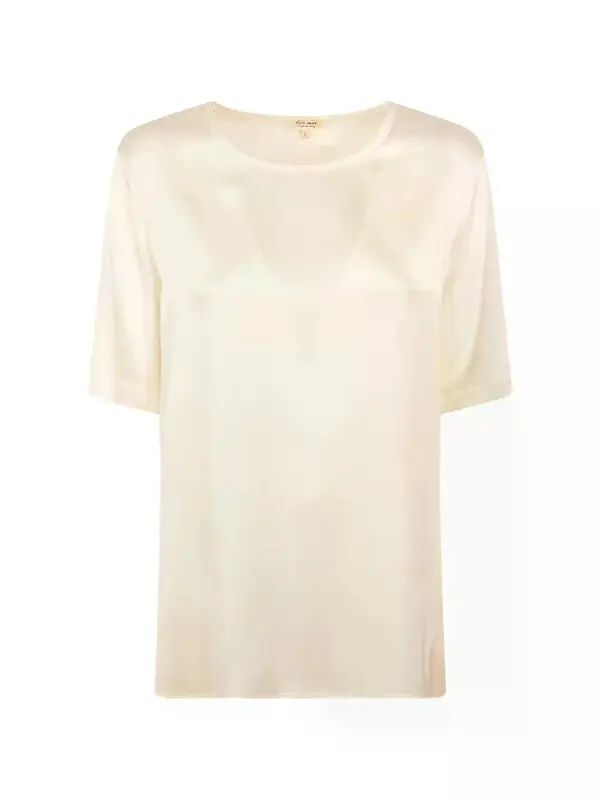 HER SHIRT Satin-finish T-shirt