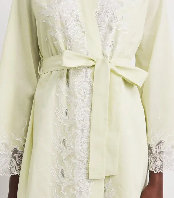 BOCAN Cotton Liliane Robe - Green