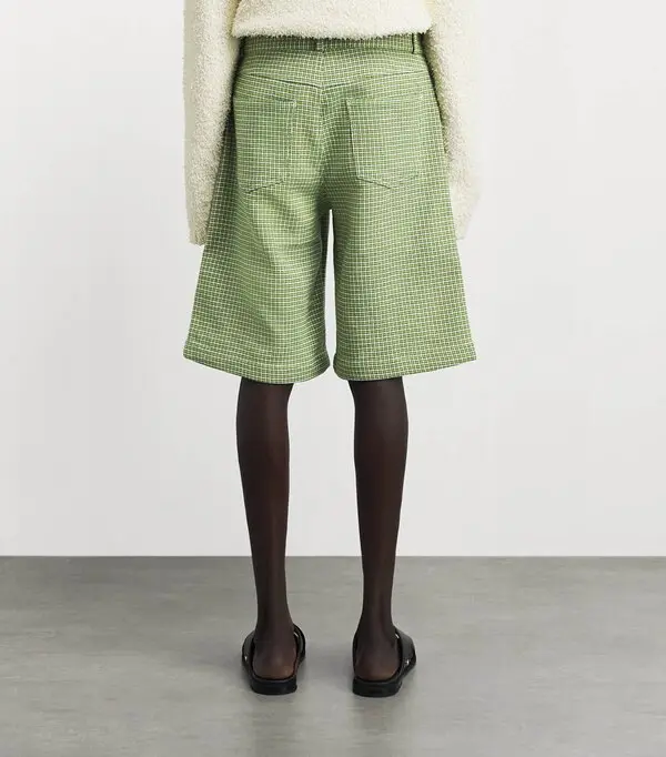 Séfr Houndstooth Nasedo Shorts
