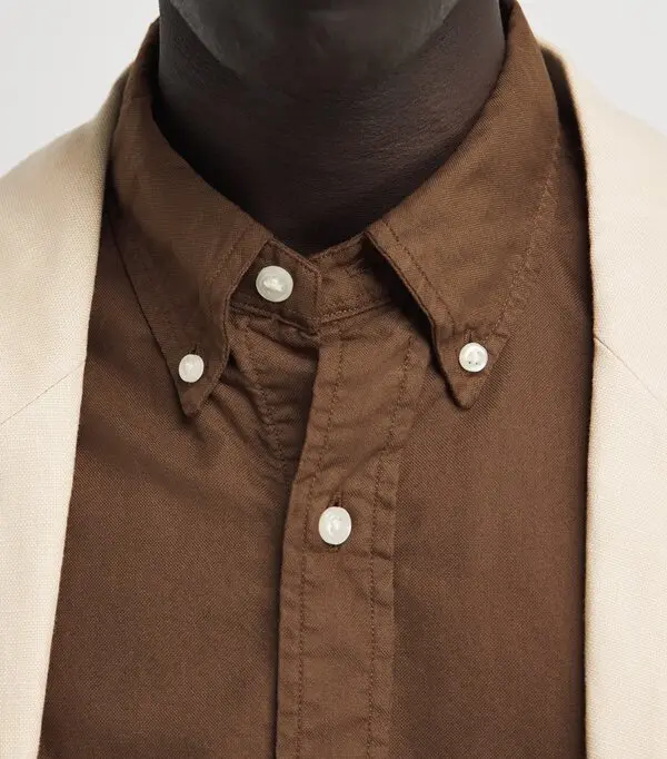 Polo Ralph Lauren Cotton Garment-dyed Oxford Shirt - Brown