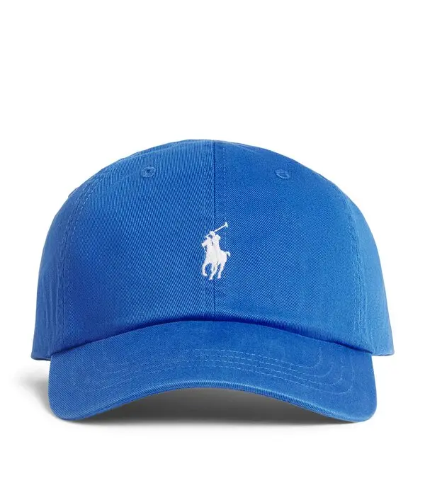 Polo Ralph Lauren Cotton Baseball Cap With Logo - Blue