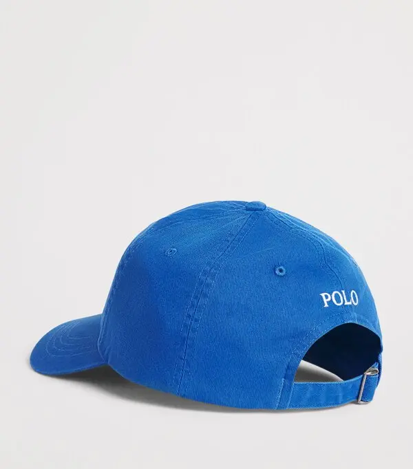 Polo Ralph Lauren Cotton Baseball Cap With Logo - Blue