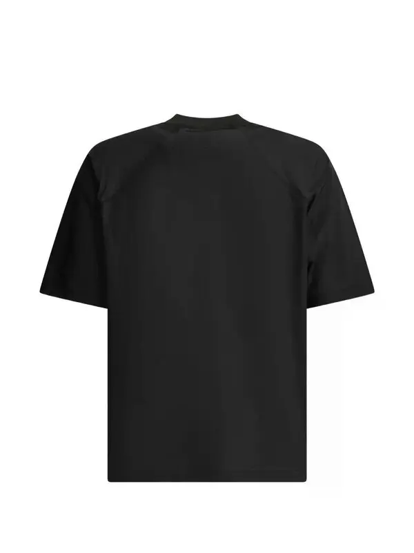 DAIWA PIER39 Half-zip T-shirt With Chest Pocket - Black