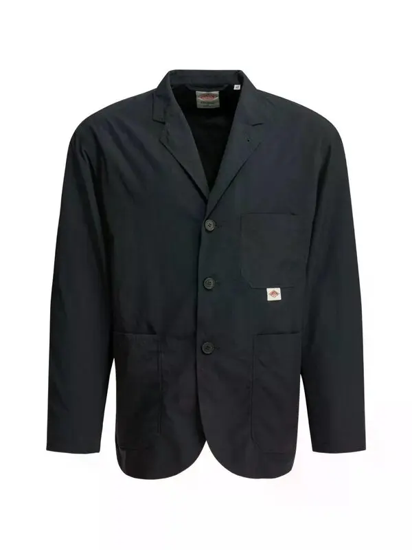 DANTON Logo-patch Button-up Coat