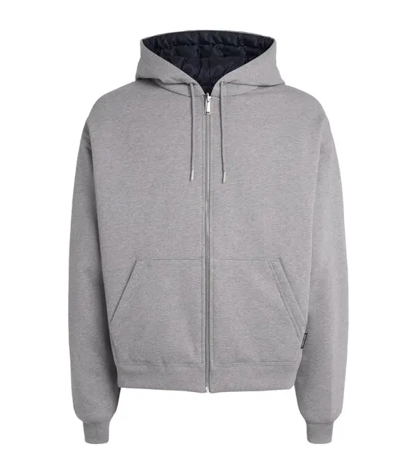 Canada Goose Organic Cotton Reversible Down Hoodie - Navy