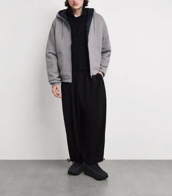 Canada Goose Organic Cotton Reversible Down Hoodie - Navy