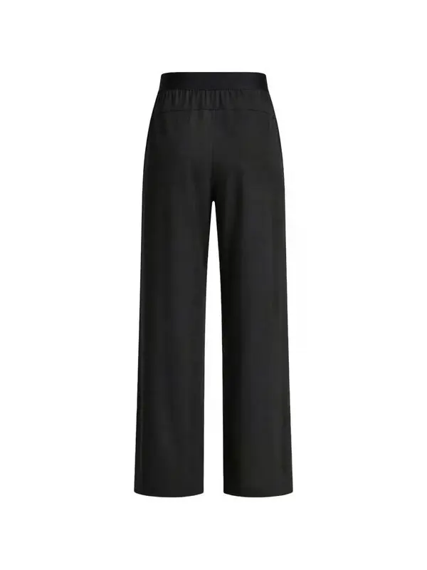 Dkny Logo Waistband Trousers - Black