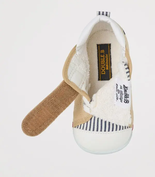 MIKI HOUSE Double B Canvas High Top Sneakers
