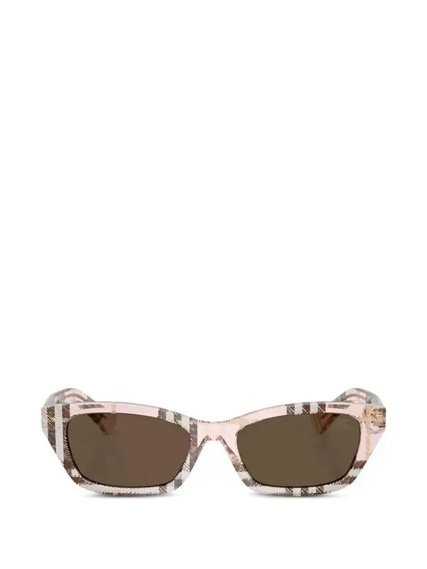 Burberry Rectangle-frame Sunglasses - Neutrals