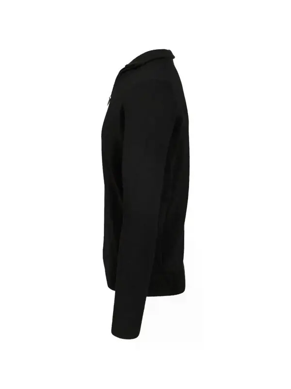 Al Duca D'aosta Zip-fastening Cashmere Sweater - Black