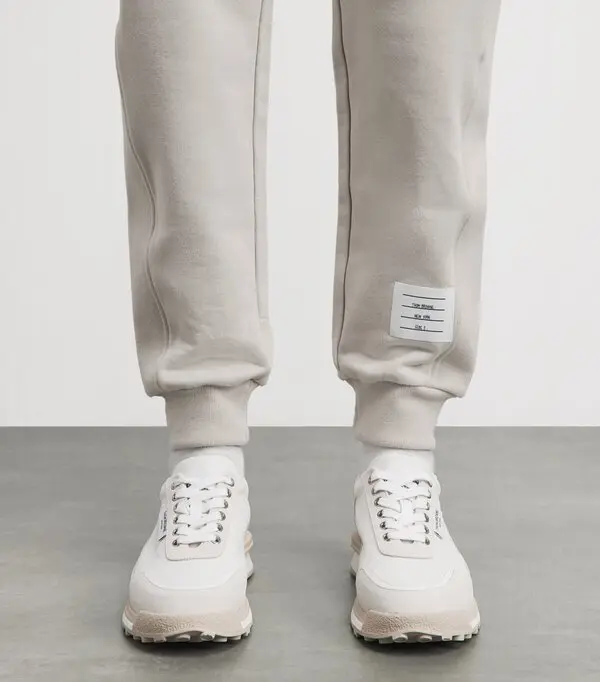 Thom Browne Cotton 4-bar Sweatpants - Beige