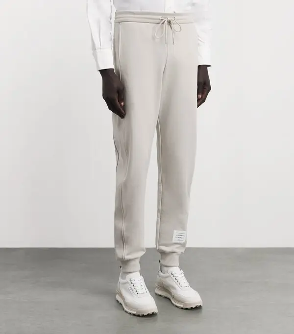Thom Browne Cotton 4-bar Sweatpants - Beige