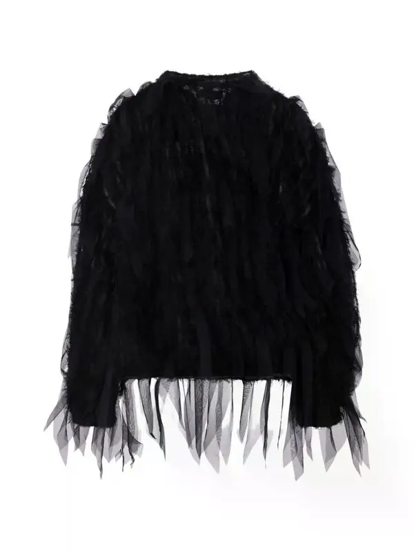 PAULINE DUJANCOURT Tulle Panel Jacket