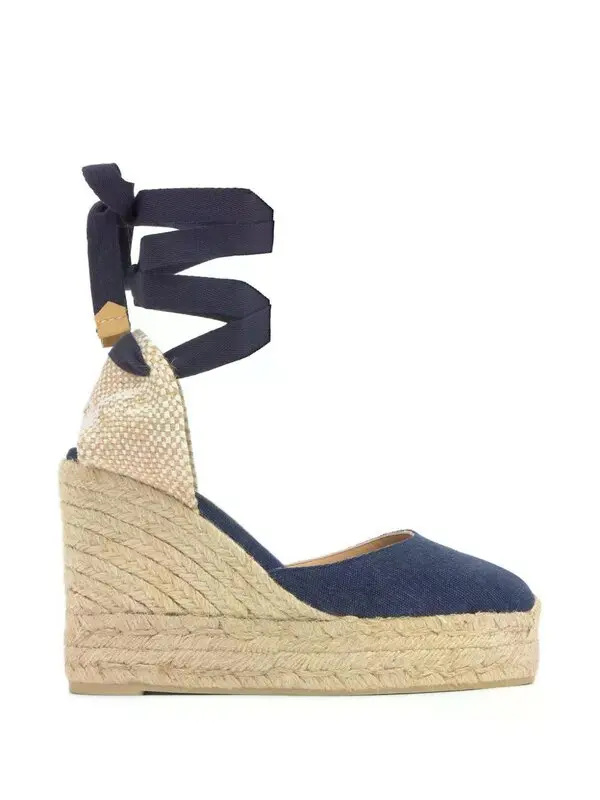 CastaÑer Carina Wedge Espadrilles With Ankle Tie