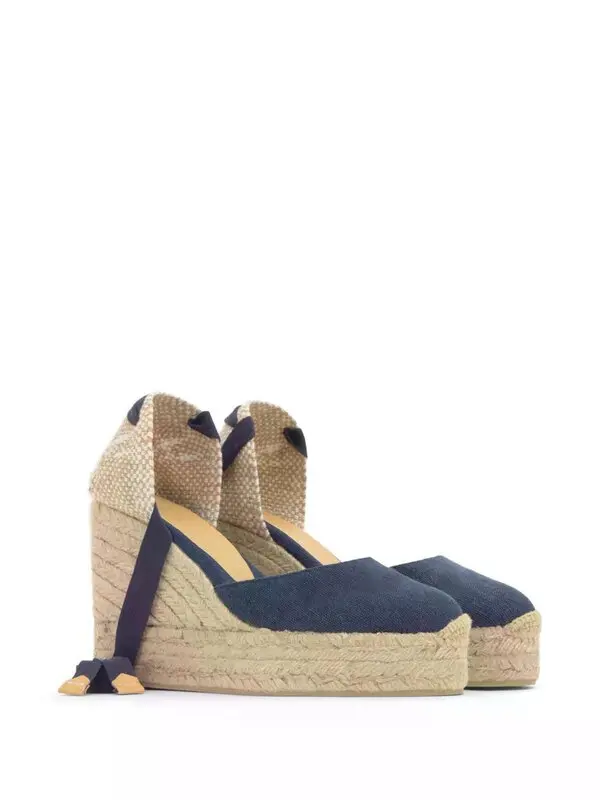 CastaÑer Carina Wedge Espadrilles With Ankle Tie
