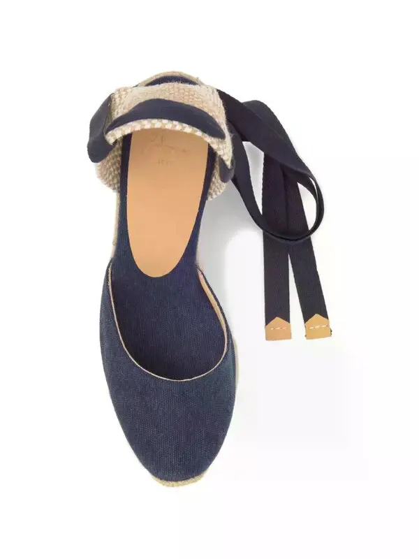 CastaÑer Carina Wedge Espadrilles With Ankle Tie