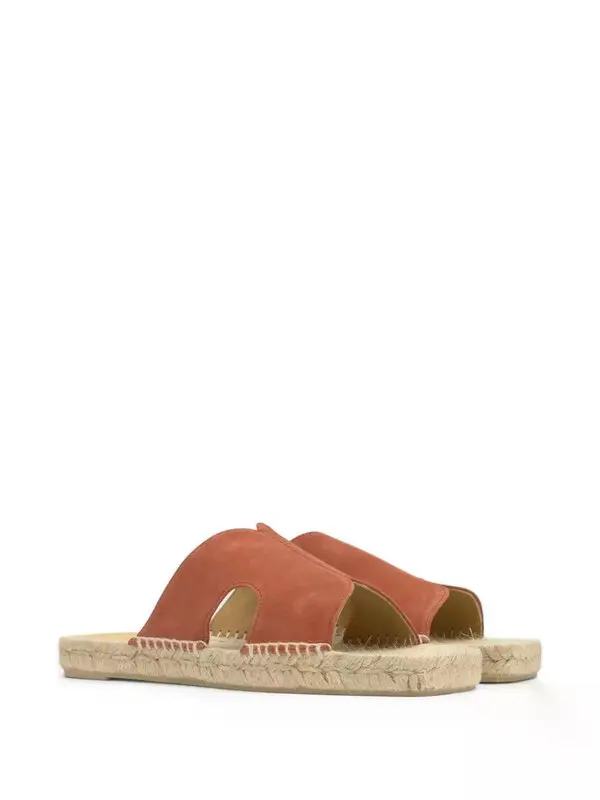 CastaÑer Priya Suede Espadrilles - Orange