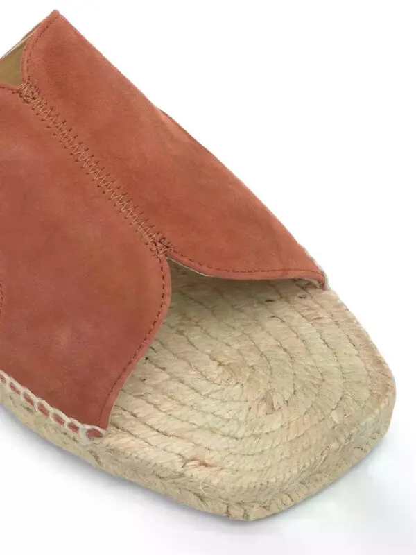 CastaÑer Priya Suede Espadrilles - Orange