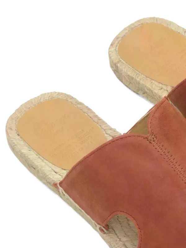 CastaÑer Priya Suede Espadrilles - Orange