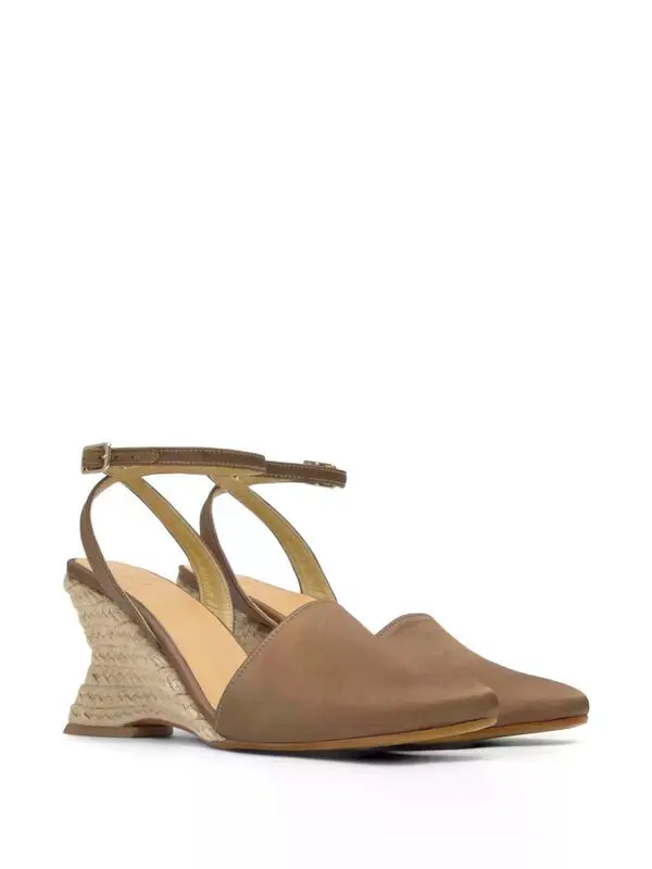 CastaÑer Judi Pointed-toe Espadrille Wedges