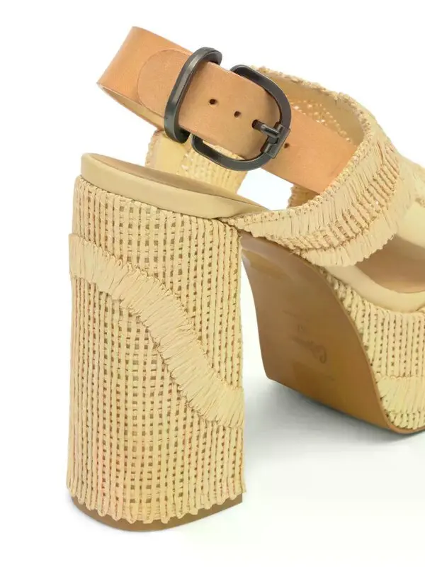 CastaÑer Francina Woven Platform Sandals