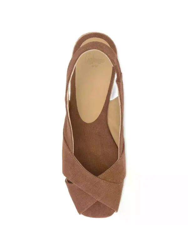 CastaÑer Diana Peep-toe Espadrille Wedges