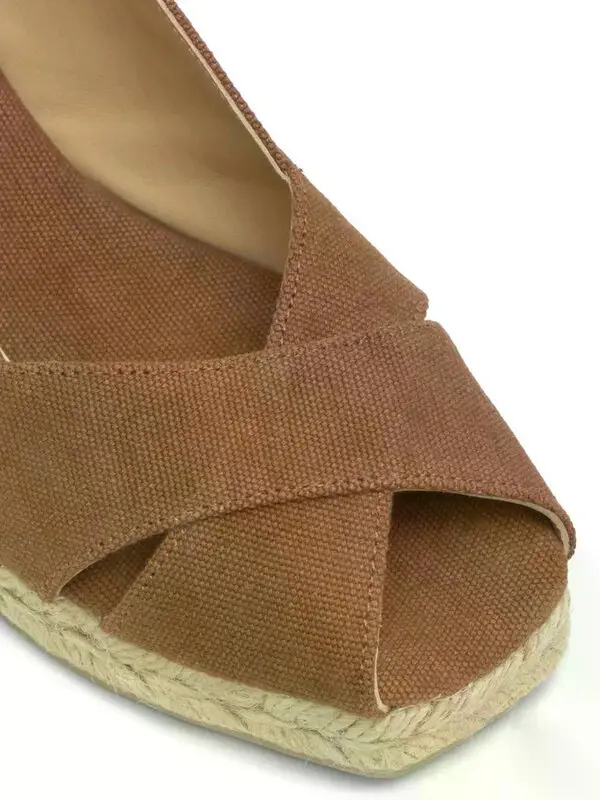CastaÑer Diana Peep-toe Espadrille Wedges