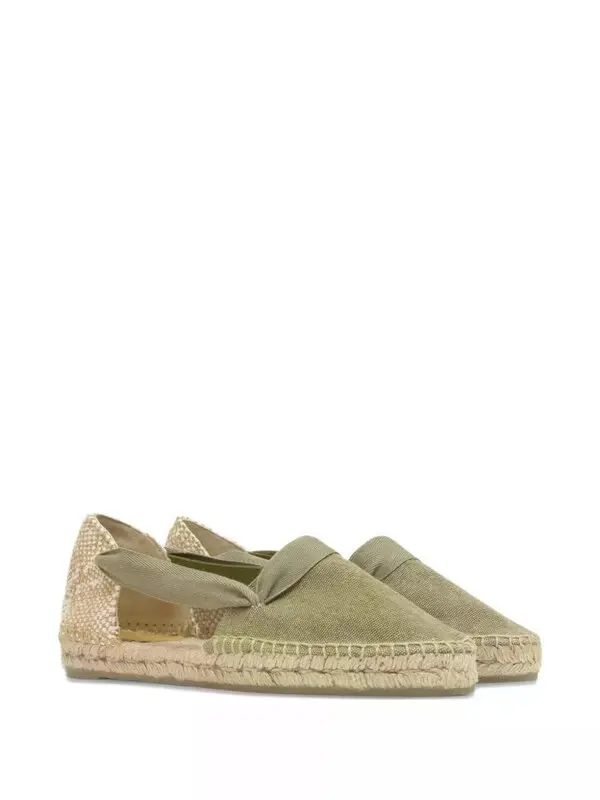 CastaÑer Kaia Canvas Espadrilles - Green