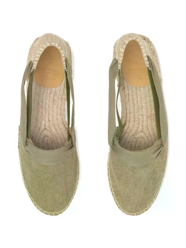 CastaÑer Kaia Canvas Espadrilles - Green