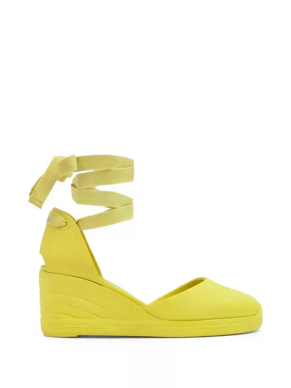 CastaÑer Careen Tie Espadrilles - Yellow