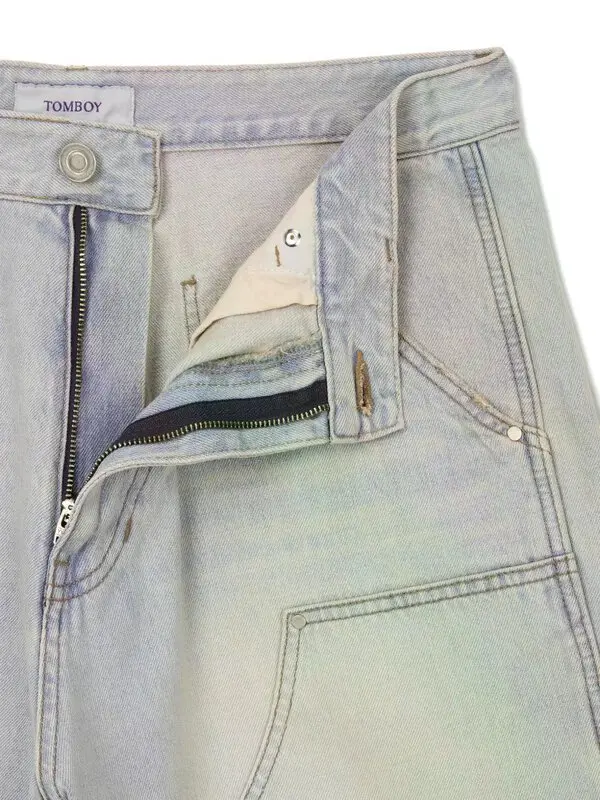 STUDIO TOMBOY Panelled Denim Shorts