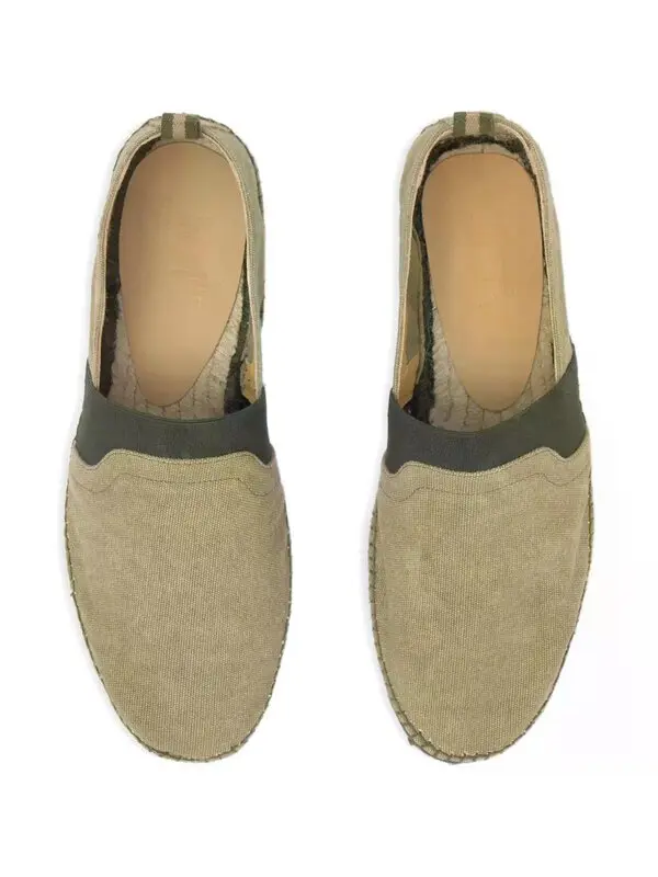 CastaÑer Nova Elasticated-strap Espadrilles - Green