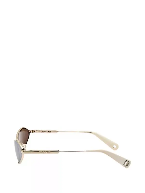 Jacquemus Bambino Geometric-frame Sunglasses - Black