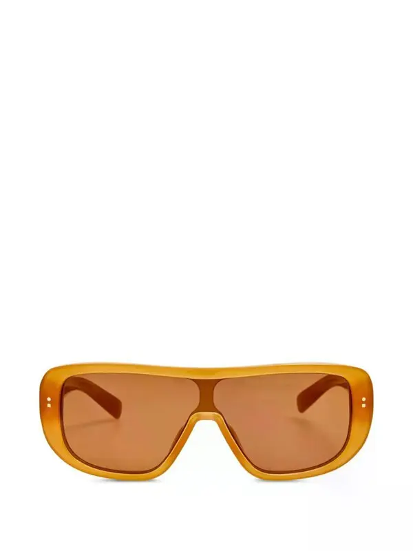 Jacquemus Masco Shield Sunglasses - Brown