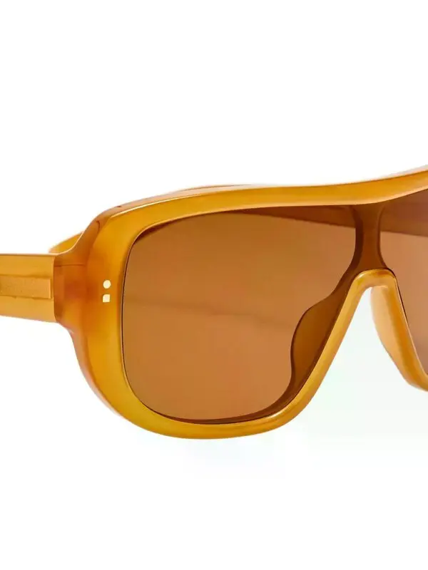 Jacquemus Masco Shield Sunglasses - Brown