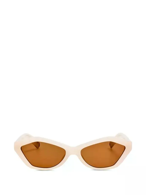 Jacquemus Geometric Frame Sunglasses - Neutrals