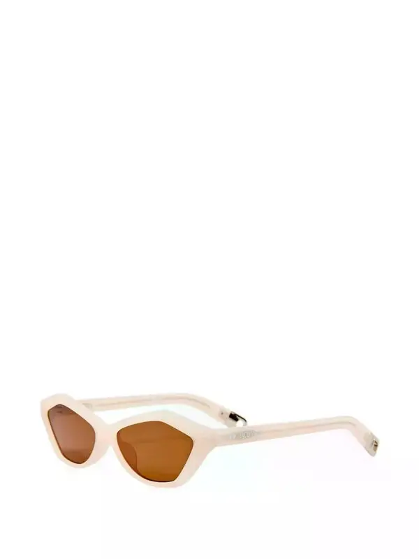 Jacquemus Geometric Frame Sunglasses - Neutrals