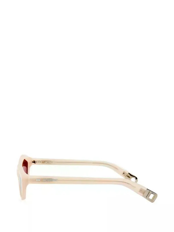 Jacquemus Geometric Frame Sunglasses - Neutrals