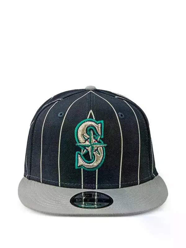 New Era 9fifty Seattle Mariners Pinstripe Cap - Blue