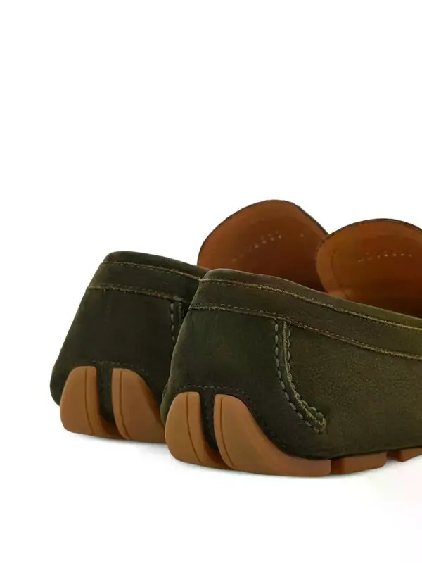 FERRAGAMO Gancini Loafers In Nubuck