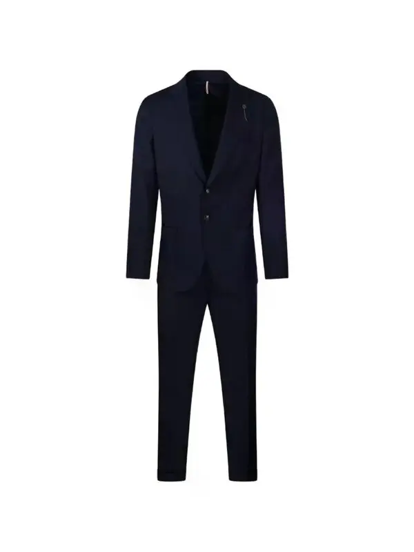 SANTANIELLO Pleated-detail Buttoned Suit