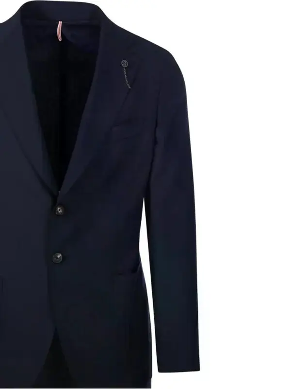 SANTANIELLO Pleated-detail Buttoned Suit