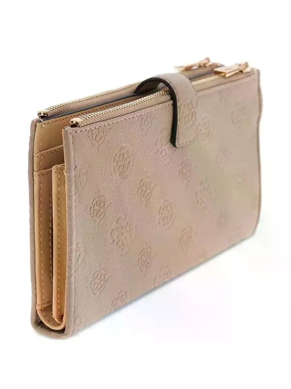 Guess Logo-embossed Zip-around Wallet
