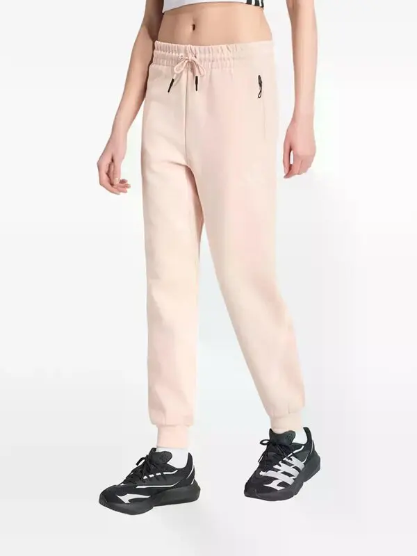 Adidas Logo Print Drawstring Track Pants - Pink