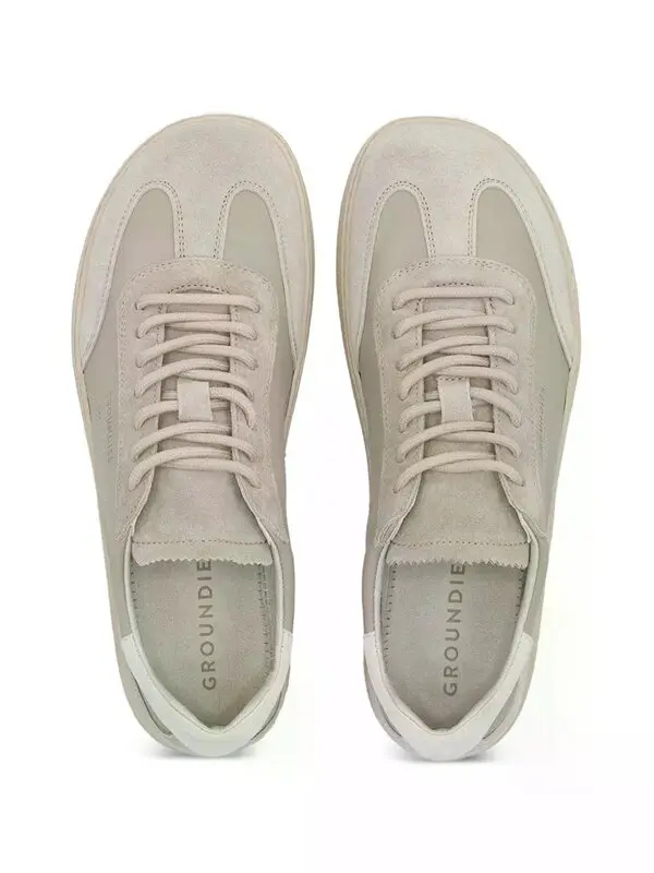 GROUNDS Paneled Suede Sneakers