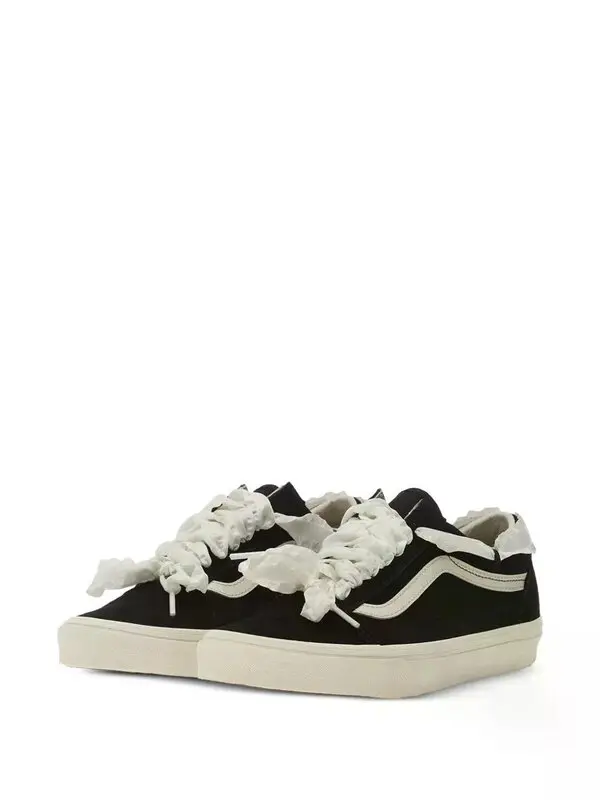 VANS Old Skool Ruffled Lace-up Sneakers - Black