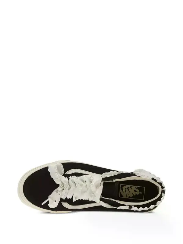 VANS Old Skool Ruffled Lace-up Sneakers - Black