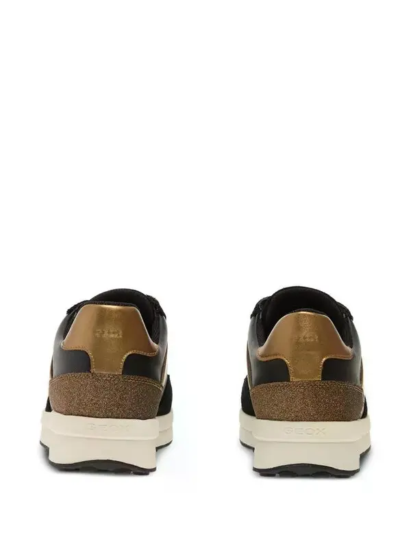 Geox Glitter Detail Lace-up Sneakers