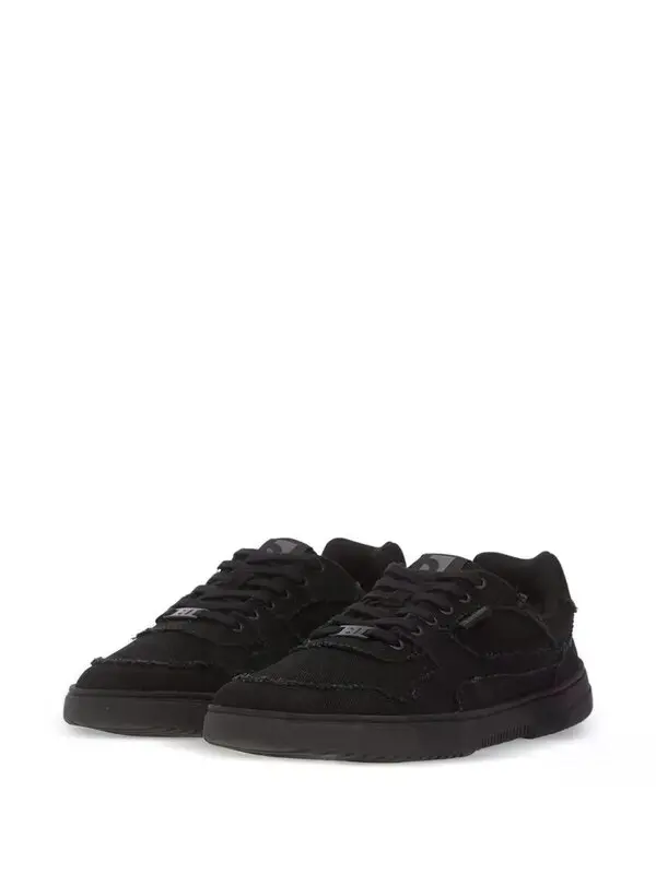 BAREBARICS Frayed-edge Panelled Sneakers