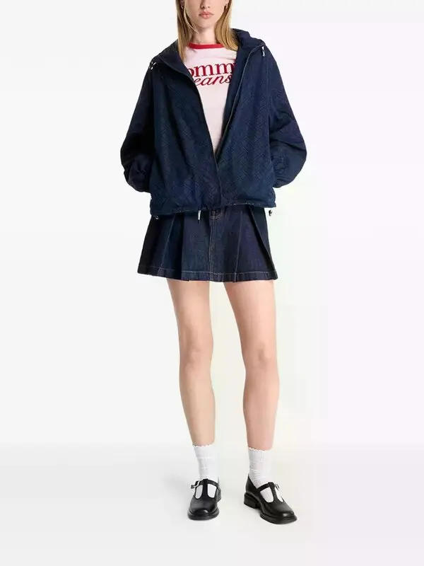 Tommy Hilfiger Monogram-perforated Hooded Jacket